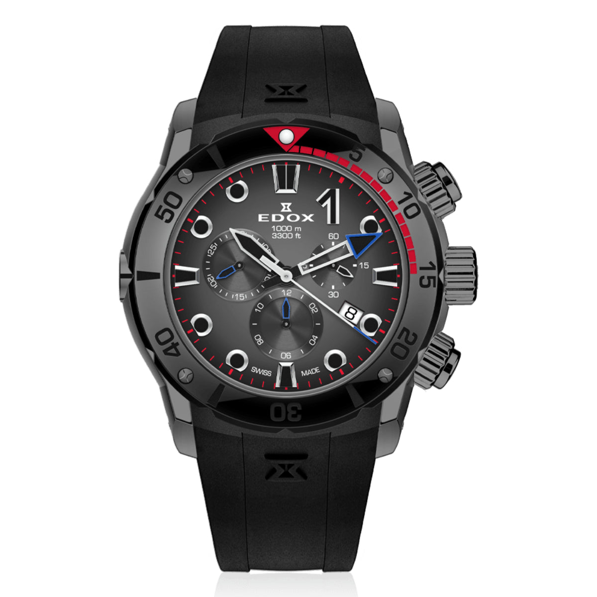 EDOX Men's CO-1 Chronograph Quartz Watch